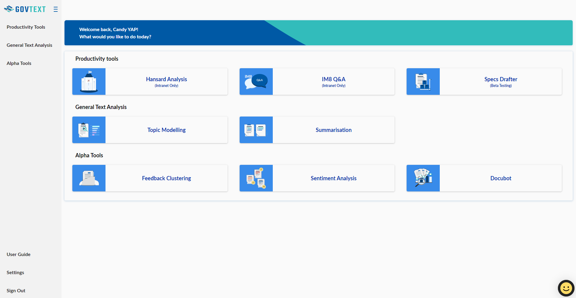 GovText | Singapore Government Developer Portal